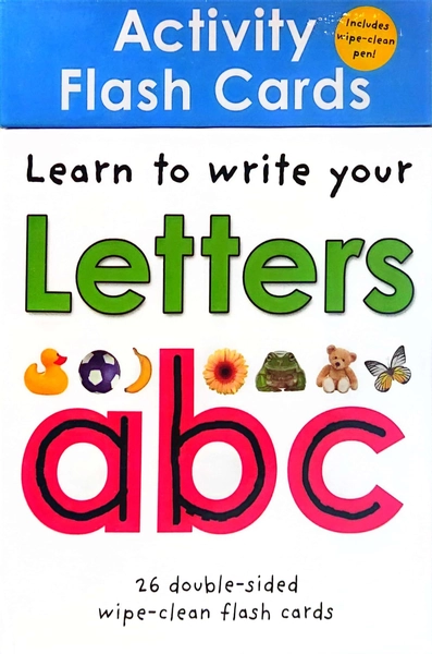 Wipe Clean Flash Cards ABC by Roger Priddy | ISBN :9780312498160 ...