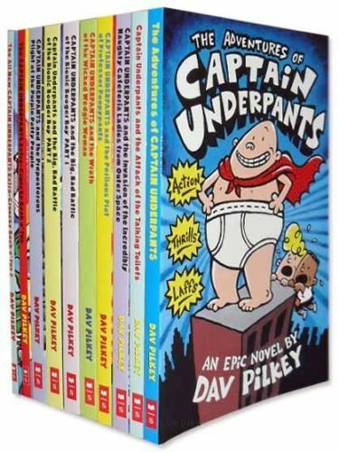 Captain Underpants Box Set (10 Books) by Dav Pilkey | ISBN ...