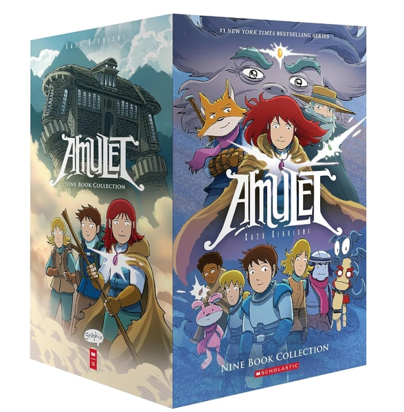 Amulet Series: A set of 9 Books Collection by Kazu Kibuishi | ISBN ...