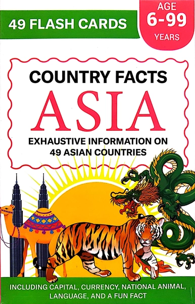Country Facts Asia 49 Flash Cards by Kids Newspaper | ISBN ...