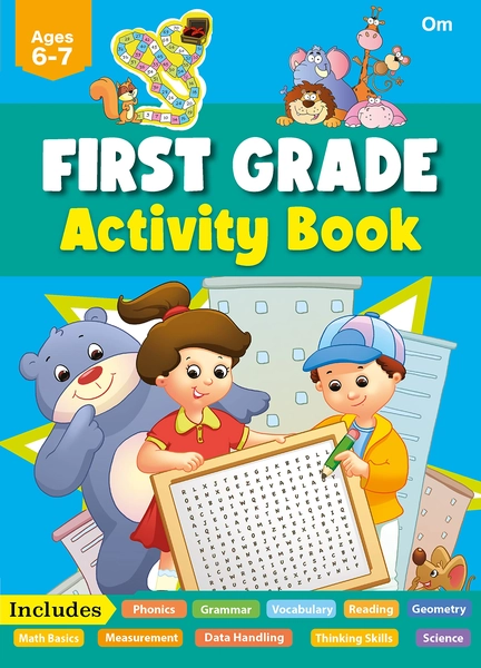 First Grade Activity Book Ages 6-7 by Om Books Editorial Team | ISBN ...