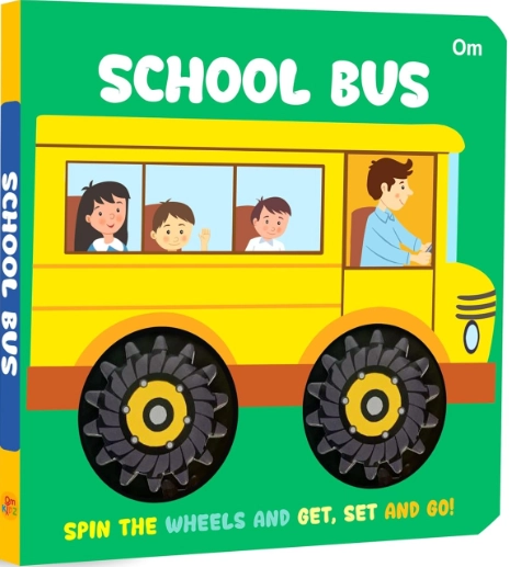 Board Book: School Bus Wheel Book - Wheel books for kids - Board Book ...