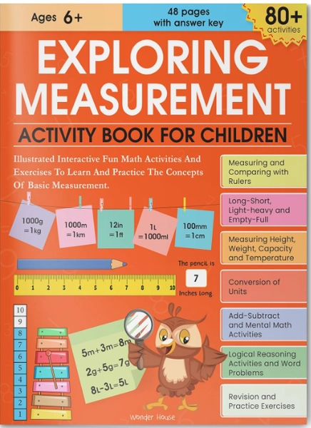 Exploring Measurement Activity Book for Children by Wonder House Books ...