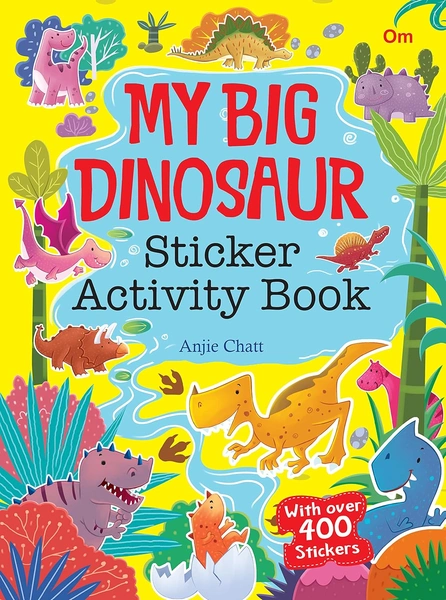 Activity book: My Big Dinosaurs Sticker Activity Book by Om Books ...