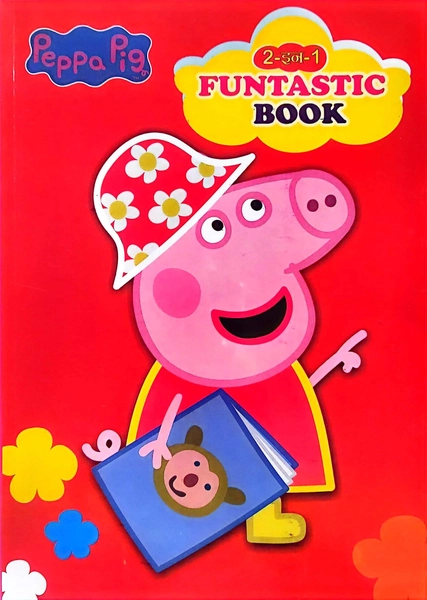 Peppa pig 2 in 1 Funtastic Book by Dream Kids Words | ISBN ...