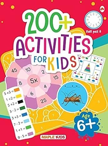 Brain Activity Book for Kids - 200+ Activities for Age 6+ by Maple ...