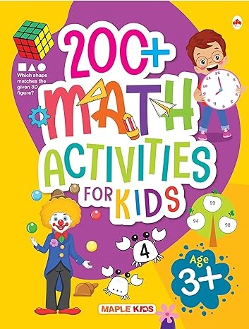 Math Activity Book for Kids - 200+ Activities for Age 3+ Years by Maple ...