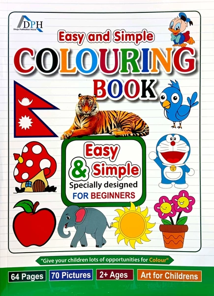 Easy and Simple Colouring Book by Dhoju | ISBN :BM6A50F7512274 ...